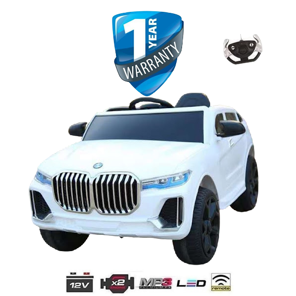 iGlide® Kids Electric Ride On Car BMW X7 M White – iGlide a Division of ...